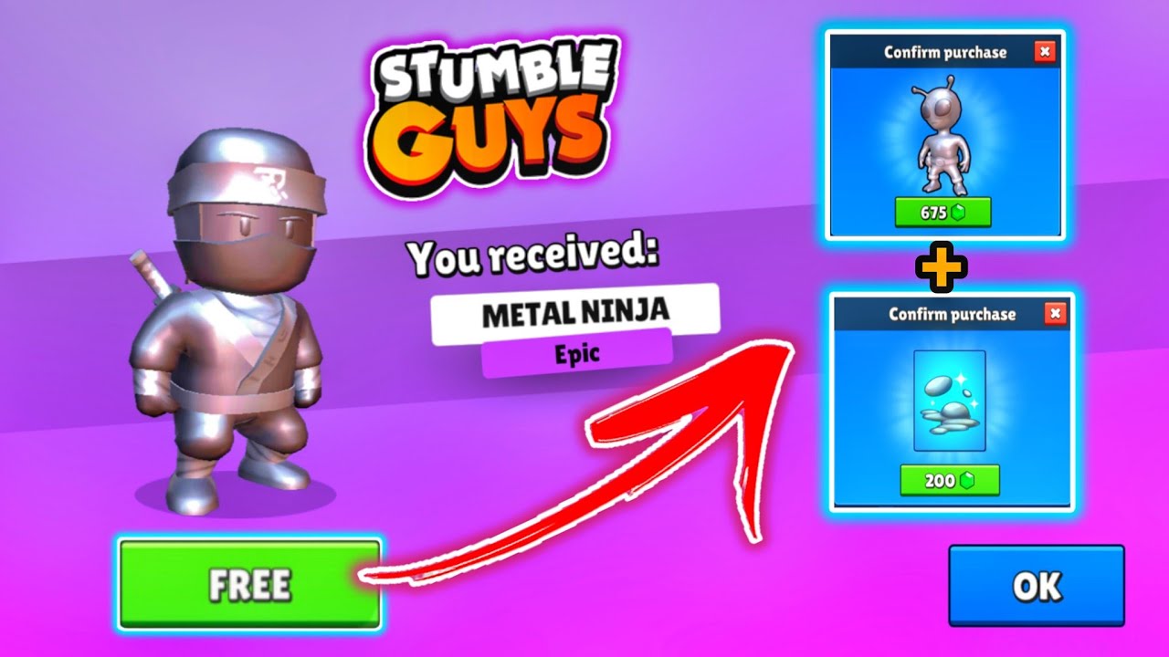*Epic Offer* Metal Stumblers Have Arrived! - Stumble Guys - YouTube