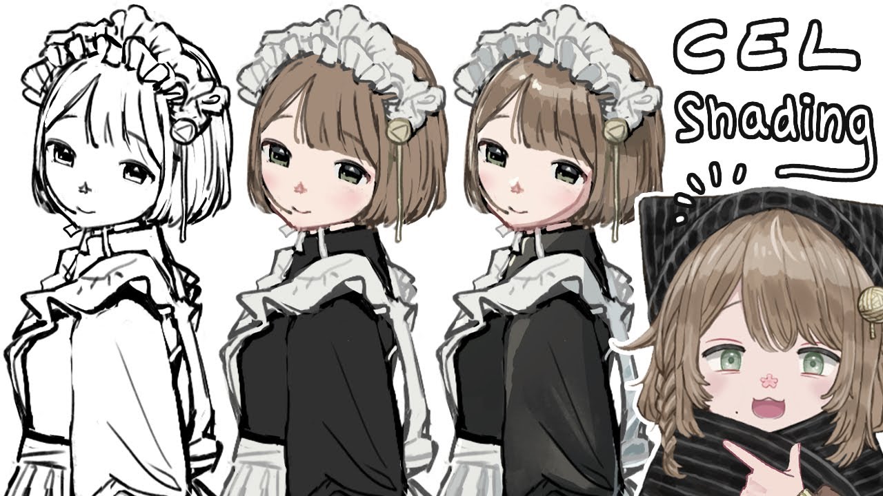 【DRAWING】Step-by-step Cel-shading!【Tabby | Vtuber】 - YouTube