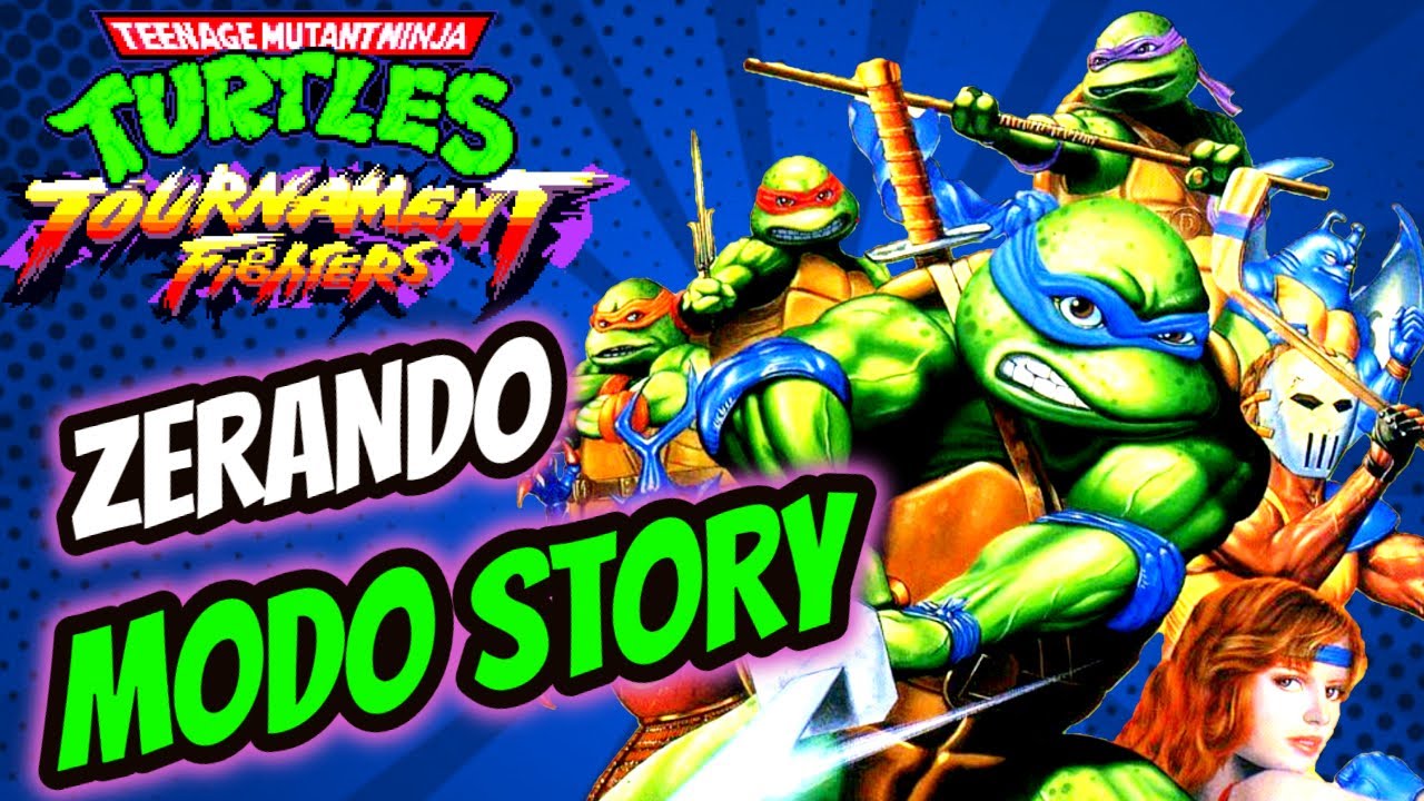 TEENAGE MUTANT NINJA TURTLES TOURNAMENT FIGHTER- MODO STORY -SNES - YouTube