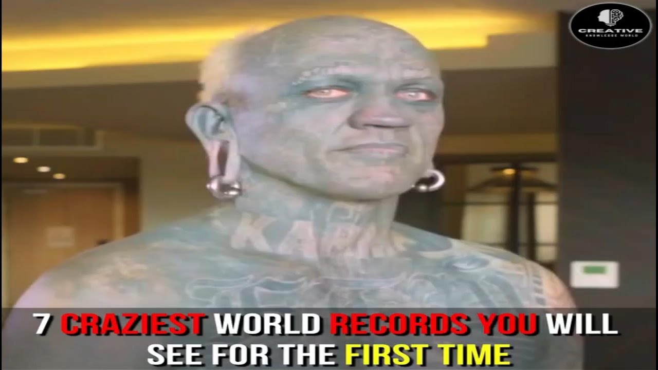 7 Craziest Records You Will See For The First Time - YouTube