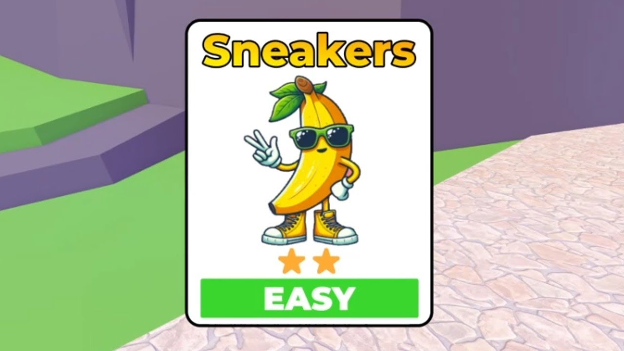 Find the Bananas - Where to Find the Sneakers Banana (Roblox) - YouTube