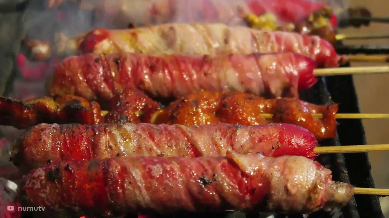 Philippines Street Food - IHAW IHAW (Grilled Street Food) - YouTube