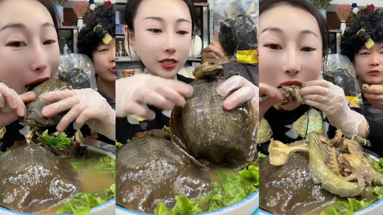 Kwai Dessert ASMR ( Monkfish + tortoises....) / Eating Sounds | Spicy Chinese food 🤤 YUmmy - YouTube