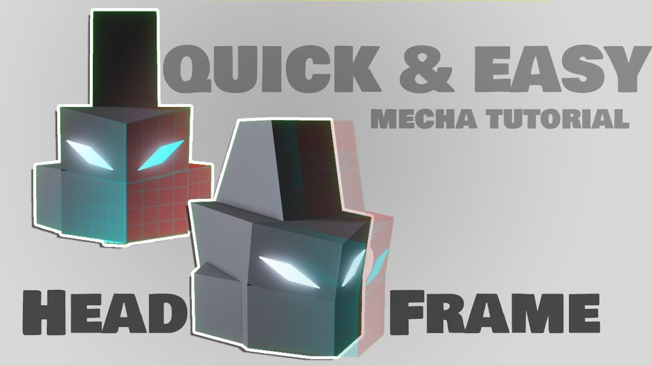 Quick and Easy - Mecha Tutorial - Head - YouTube