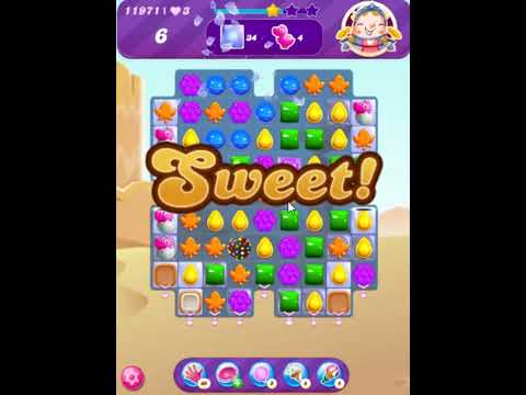Candy Crush Saga Level 11971 - 3 Stars, 27 Moves Completed, No Boosters