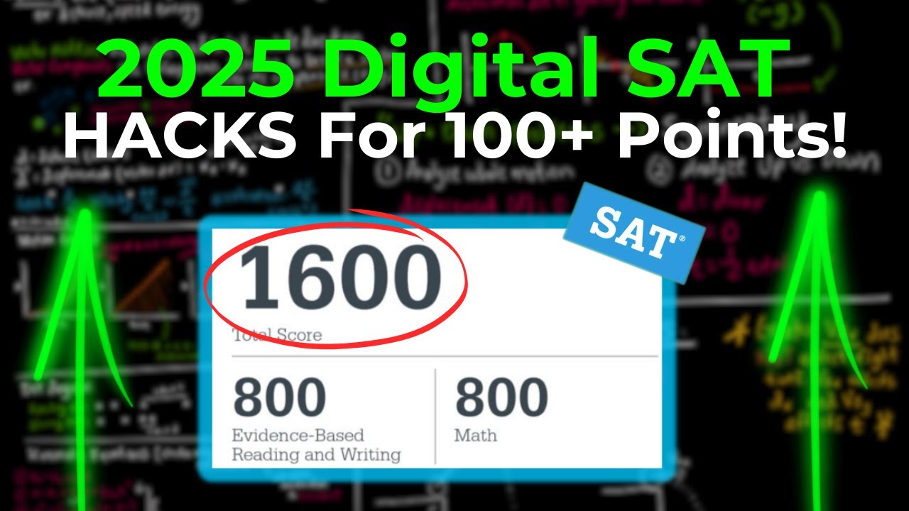 10 EASY Hacks to BOOST Your SAT Score 100+ Points (NO STUDYING!) - YouTube