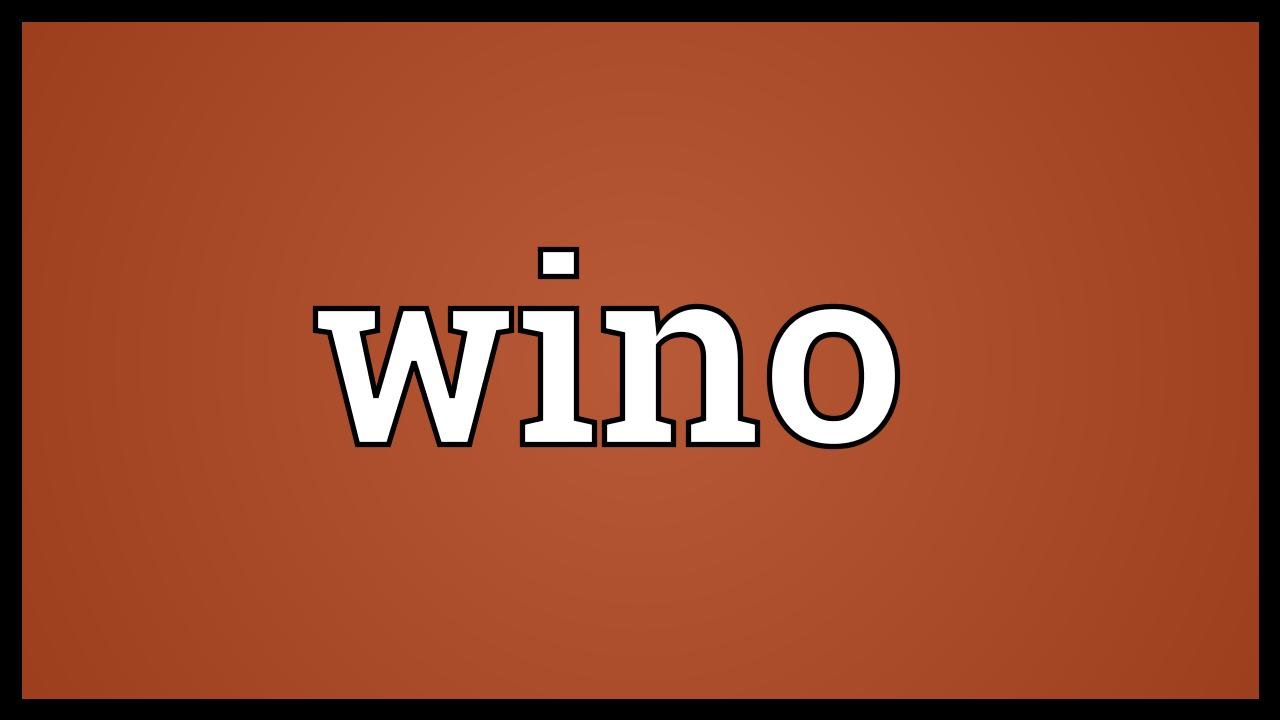 Wino Meaning - YouTube