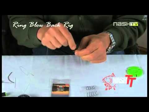 NASH TV RING BLOW BACK RIG TIED RIG EVOLUTION TYING BIG CARP RIGS IN HD ...