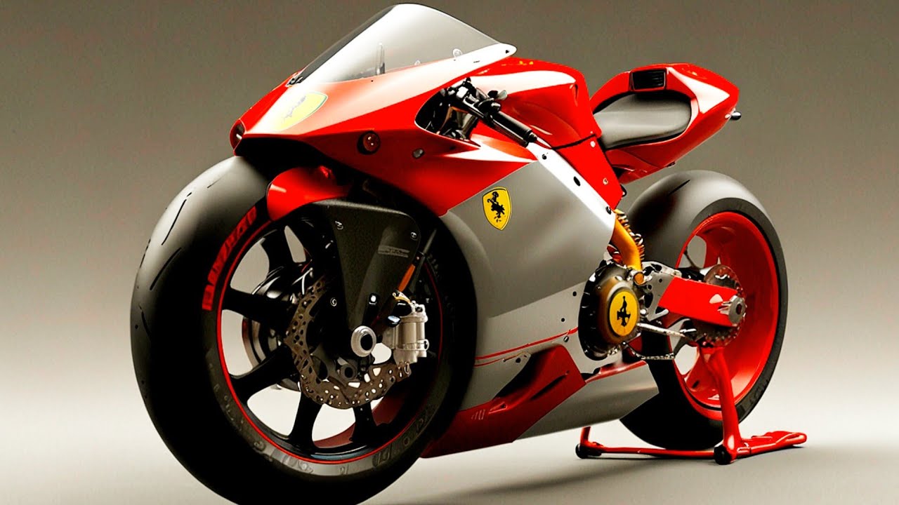 Ferrari's First Bike | 2025 V4 Bike Review | #usaautoelite - YouTube