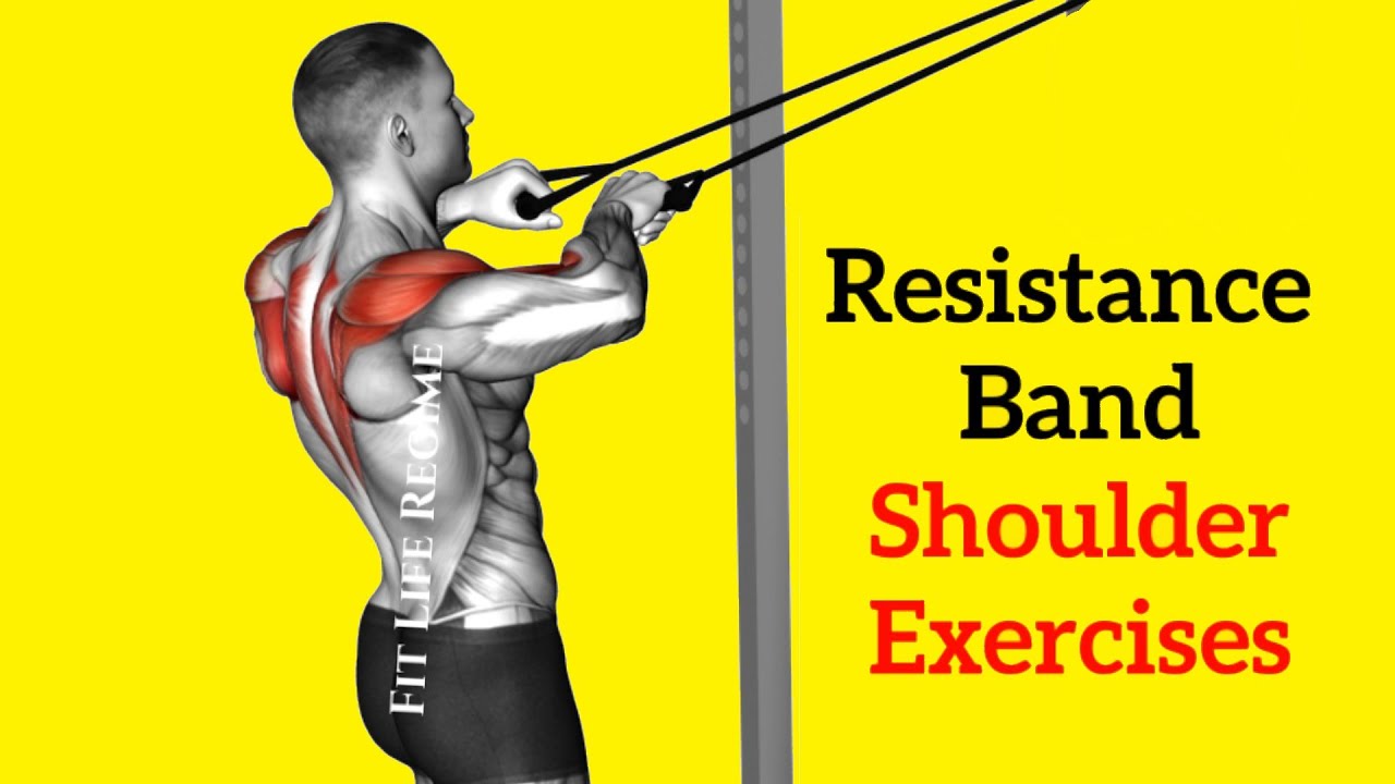5 Best RESISTANCE BAND Shoulder Exercises That You Can Do Anywhere ...