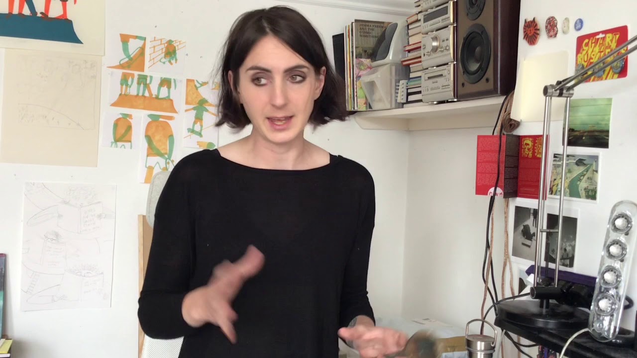 How To Hand Burnish A Linocut With A Wooden Spoon - YouTube