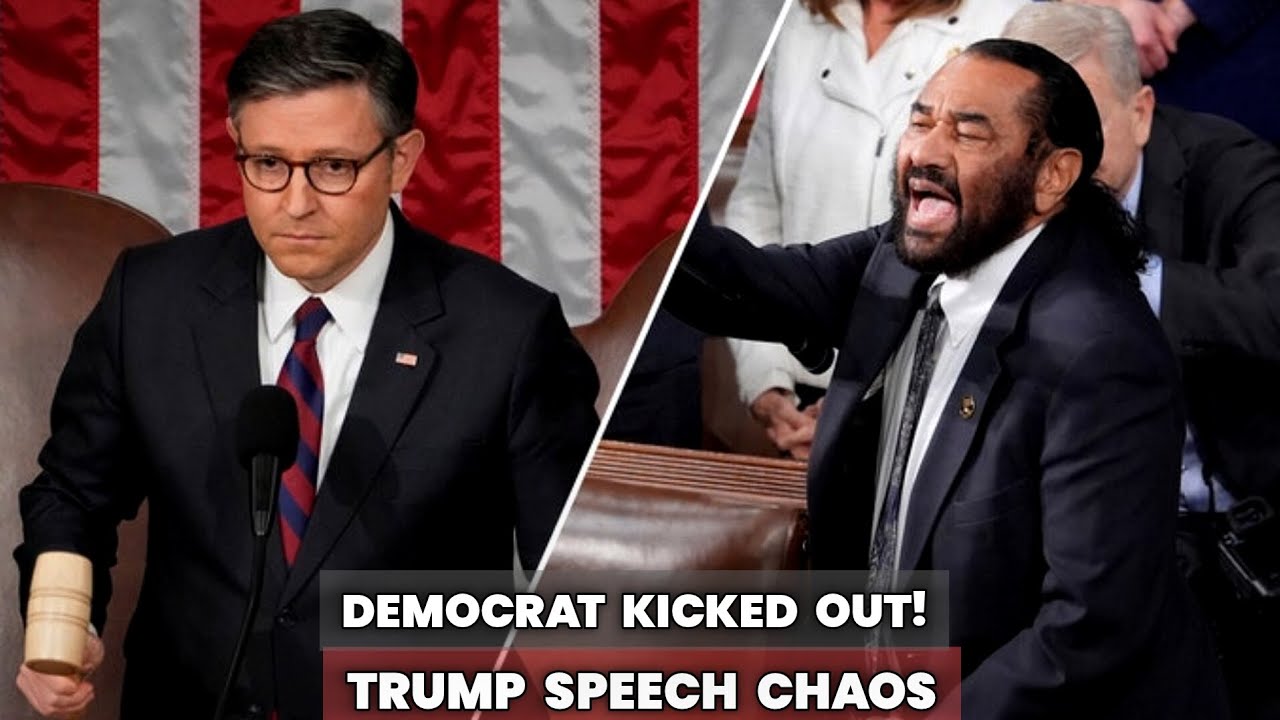 Democrat Ejected from House Chamber After Disrupting Trump’s Speech ...
