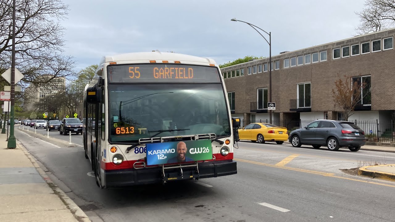CTA Bus Ride 55 Garfield From 55th/kimbark To Garfield/King/Drive Nova ...