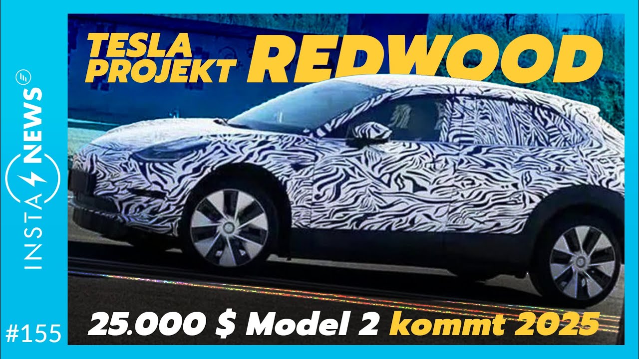 Tesla Model 2 kommt 2025 auf NV9X-Plattform | Elektroauto-News 155 ...