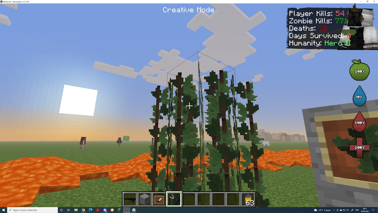 comment faire la cocaïne sur minecraft decimation - YouTube