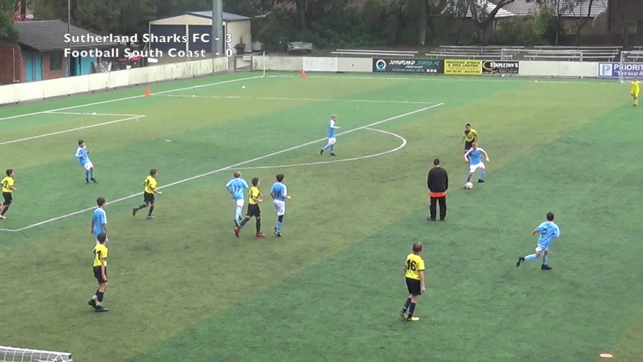 Sutherland Sharks FC Whites vs Football South Coast - YouTube