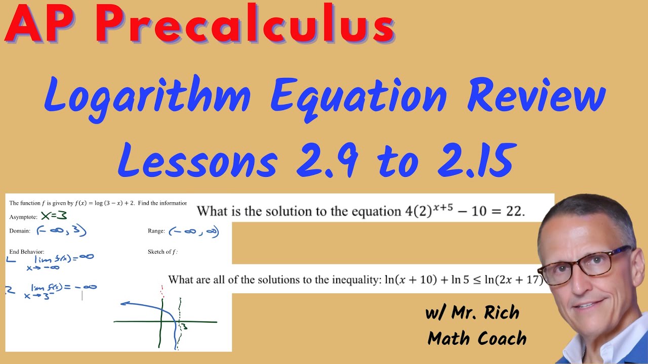 AP Precalc Lessons 2.9 to 2.15 Review - YouTube