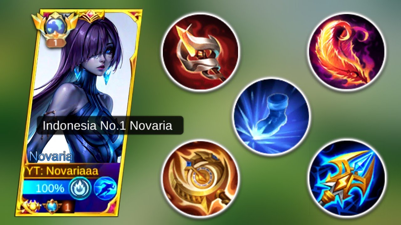 NOVARIA WTF DAMAGE BUILD 2024!! ( instant delete ) - MLBB - YouTube