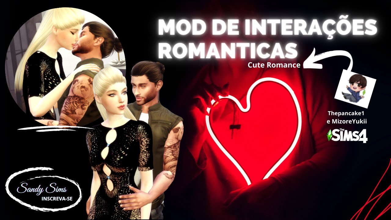 MOD DE INTERAÇOES ROMANTICAS / CUTE ROMANCE ( THE SIMS 4 ) - YouTube