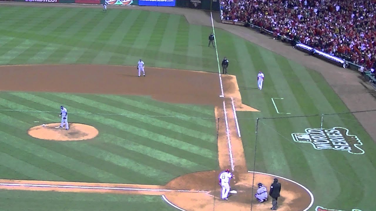 Cardinals vs Rangers World Series 2011 Game 6 Freese Walk-Off Home Run ...