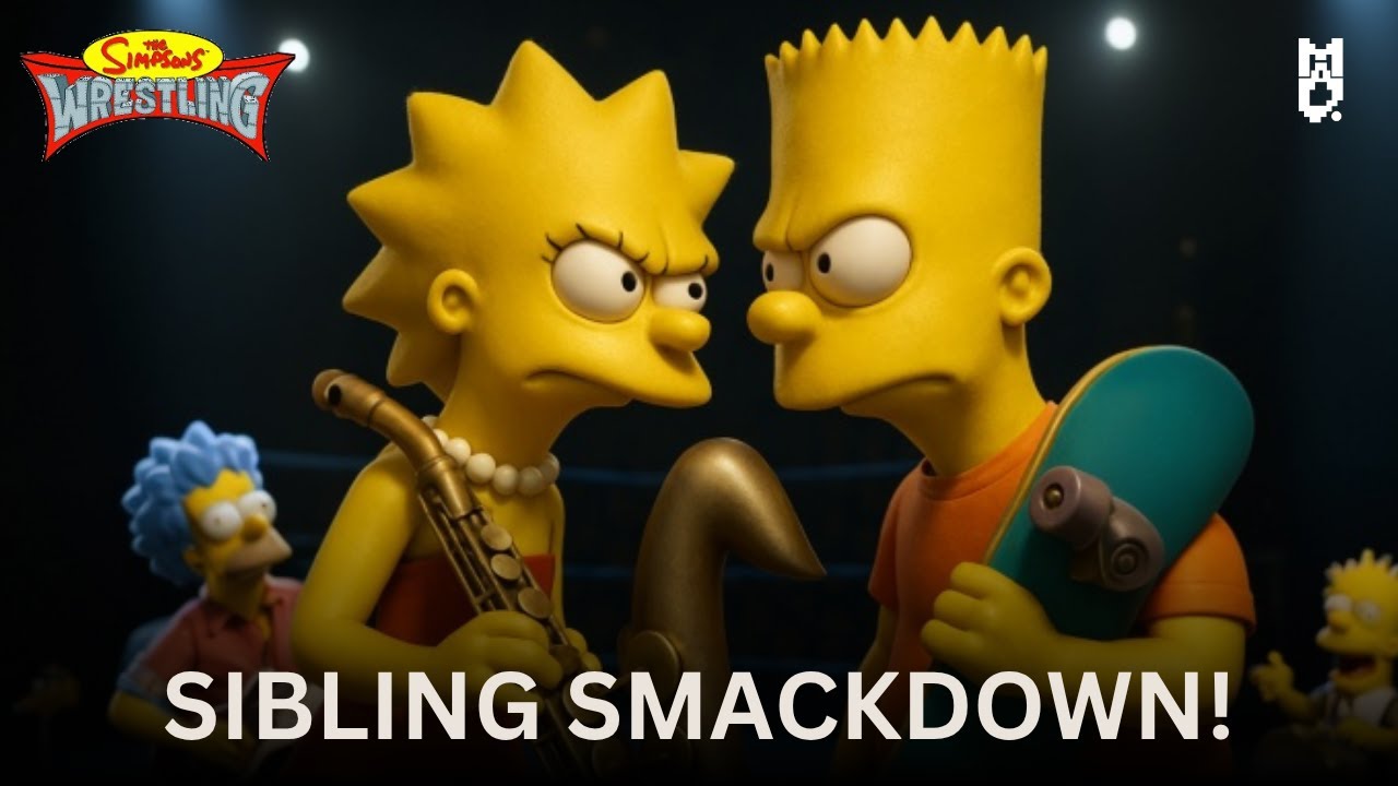The Simpsons Wrestling: Bart vs Lisa Wrestling Match! | The Ultimate ...