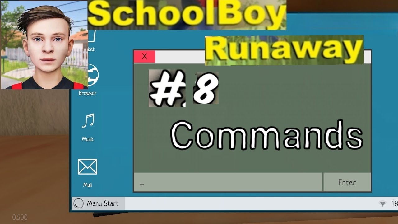 SchoolBoy Runaway #8️⃣ Terminal Commands|SBR gamer - YouTube