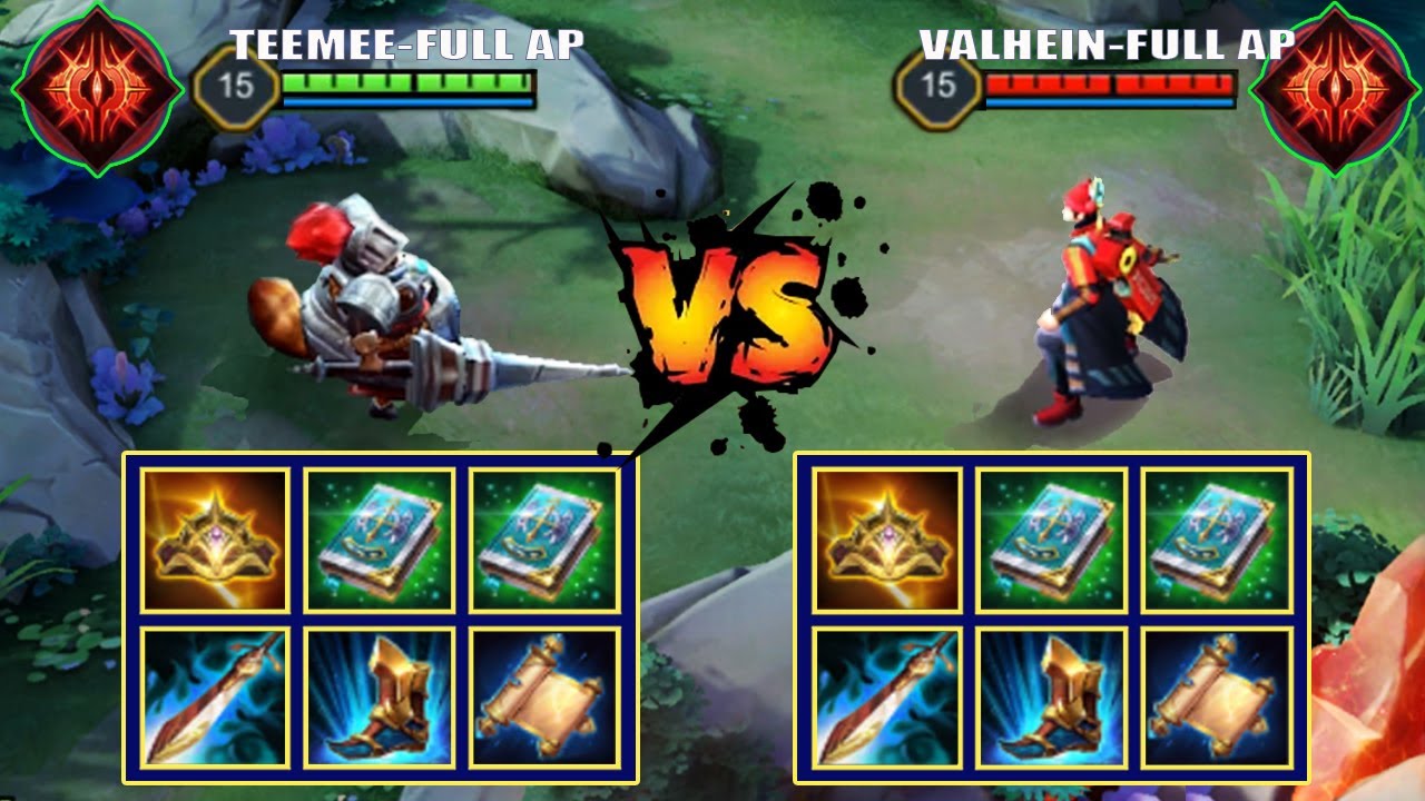 TEEMEE FULL PHÉP vs VALHEIN FULL PHÉP | FULL BUILD FIGHT | Liên Quân ...
