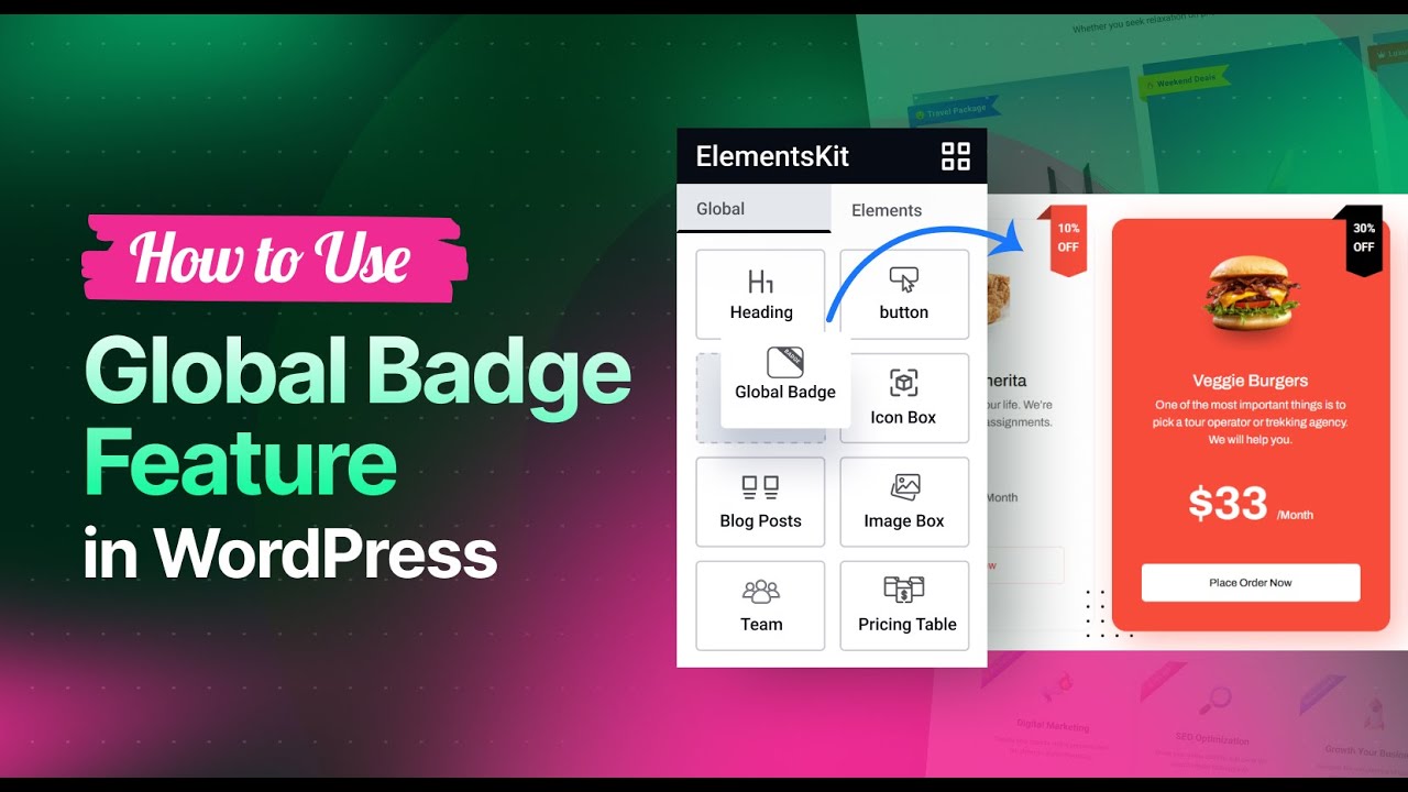 How to Add Custom Badges in WordPress | ElementsKit Global Badge Module ...