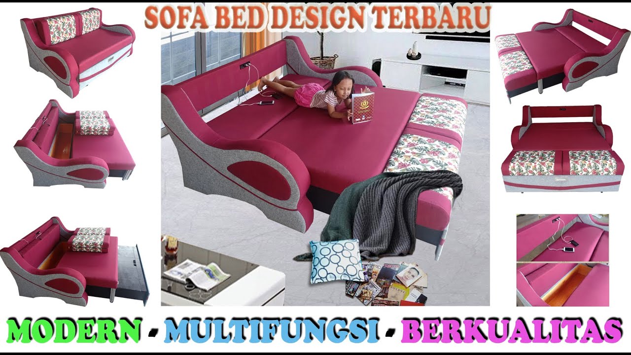 Sofa bed multifungsi jumbo DUKE - YouTube