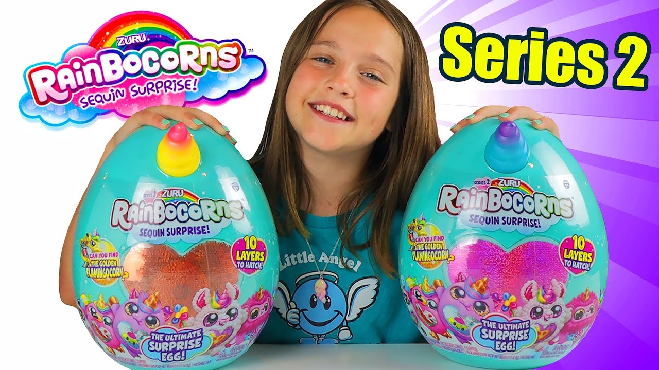 NEW RAINBOCORNS SERIES 2 | Ultimate Surprise Egg Sequin Surprise - YouTube