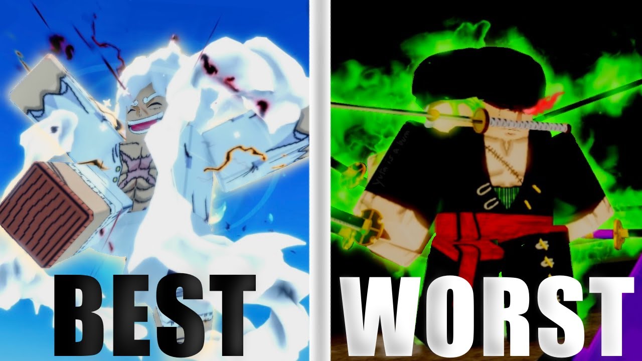 The BEST vs WORST One Piece Battlegrounds - YouTube