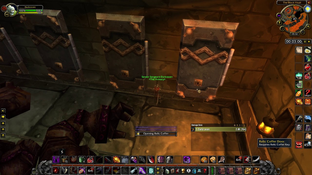 Classic WoW - BRD coffer run under 8 minute - YouTube