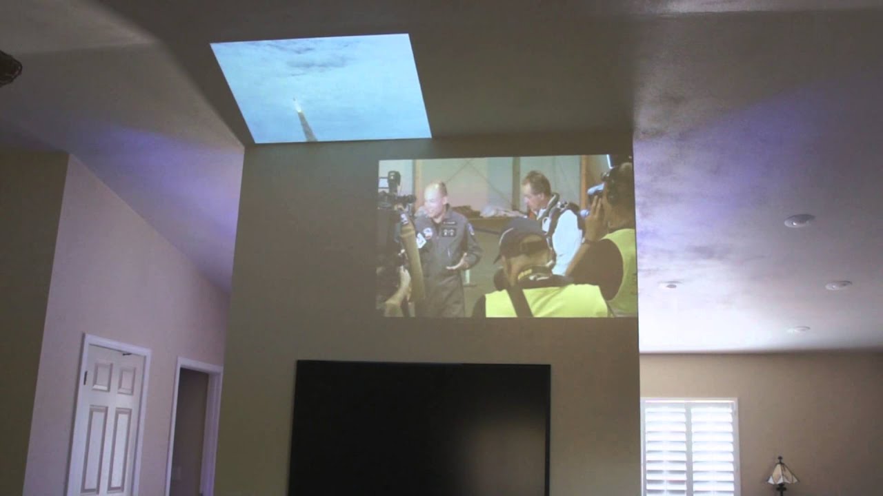 Example of Video Mapping on Walls and Ceiling with Facade Signage - YouTube