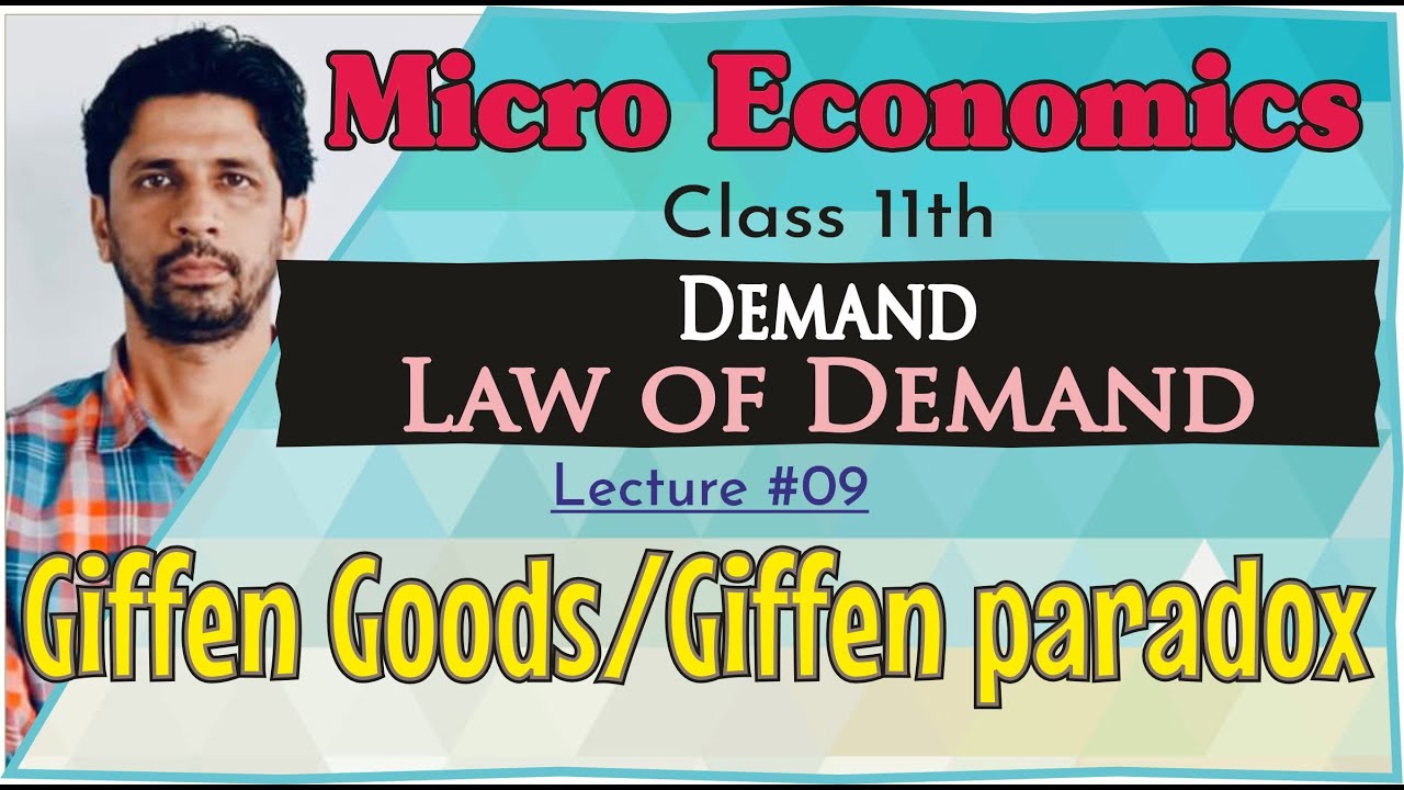 Demand |#9| What are "Giffen Good" / Giffen Paradox? - YouTube
