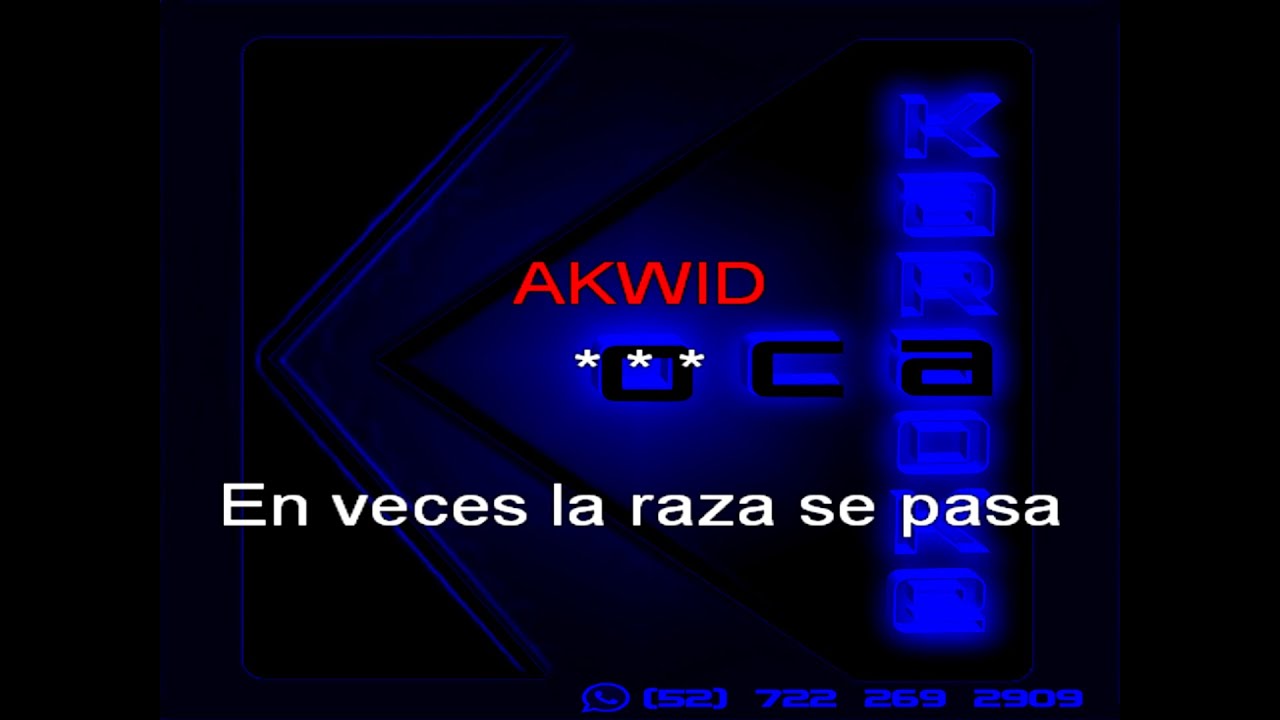 Karaoke Akwid Mi gusto es - YouTube