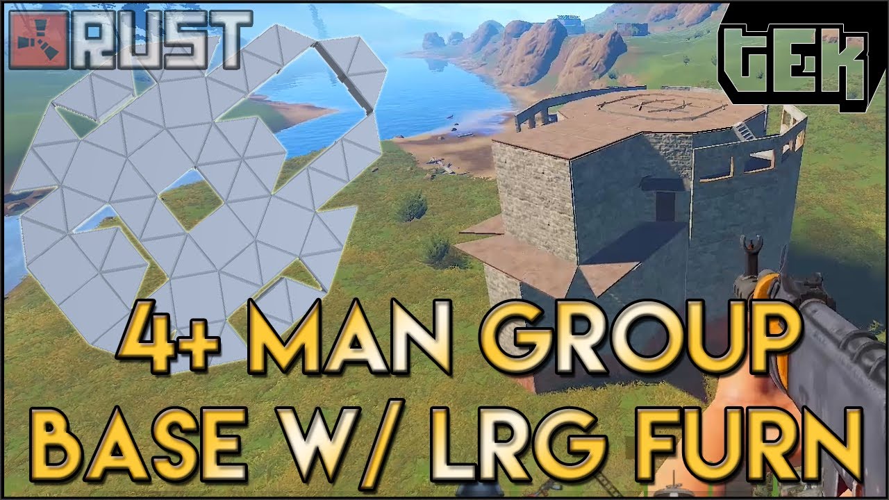4+ Man Group Base w/ Large Furnace - STRONG Roof Stacked Build - 123k ...