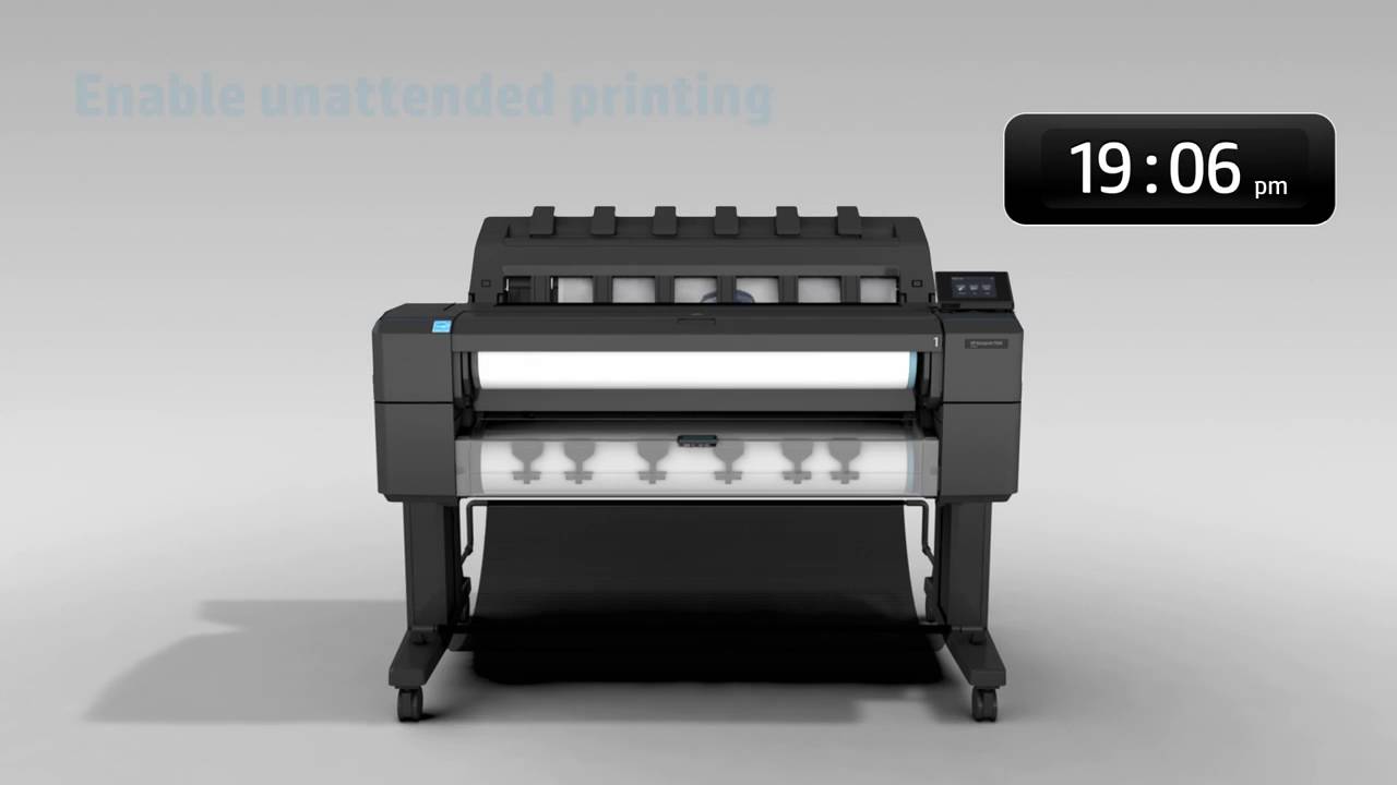 Hp DesignJet T1530 Printer - YouTube