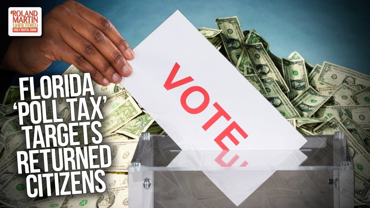 SHAMEFUL! Florida Gov. Ron DeSantis Signs 'Poll Tax' Bill Targeting ...