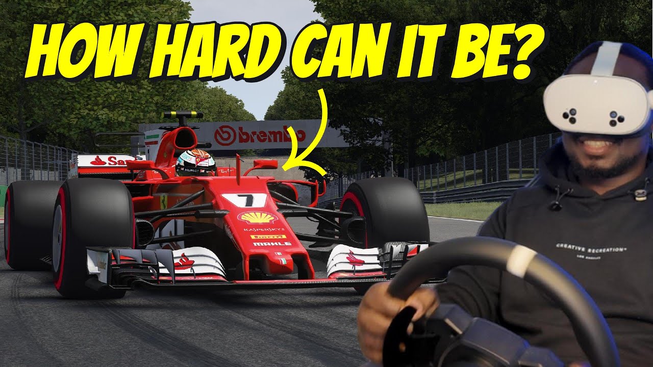 How Hard Can It Be To Race a Formula 1 Car in VR? - YouTube