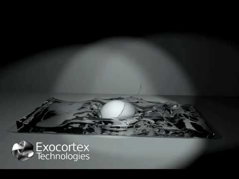 Adaptive Tetrahedral Fluid Simulation by Exocortex - YouTube