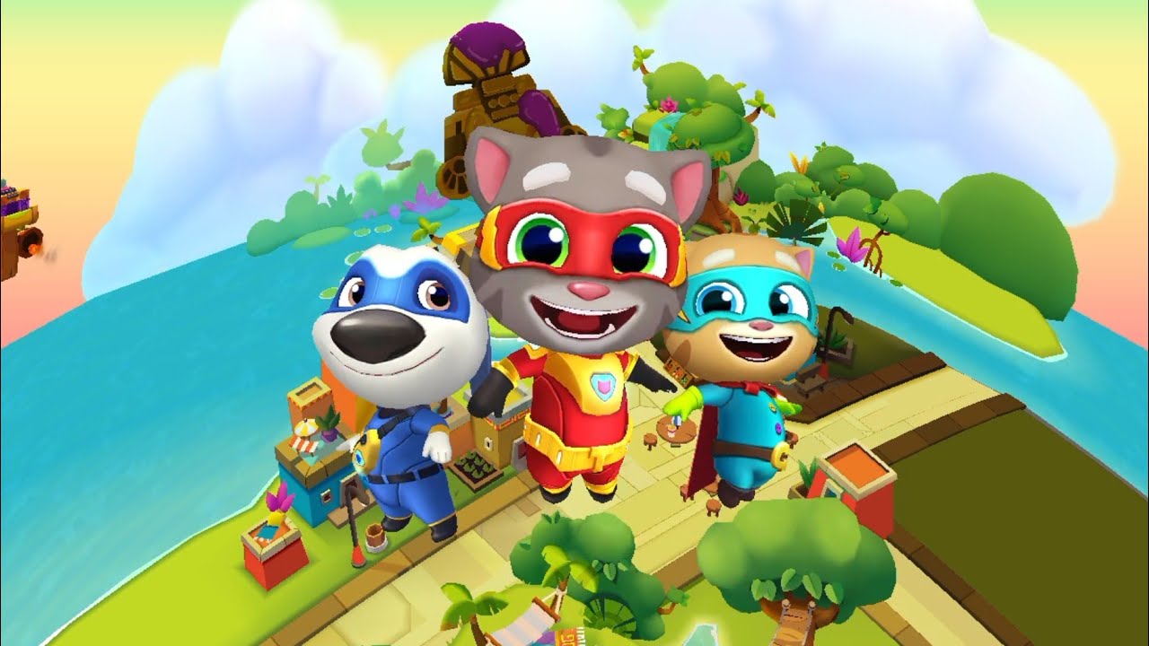 Talking Tom Hero Dash | Talking Tom Hero Dash Hank || New World ...