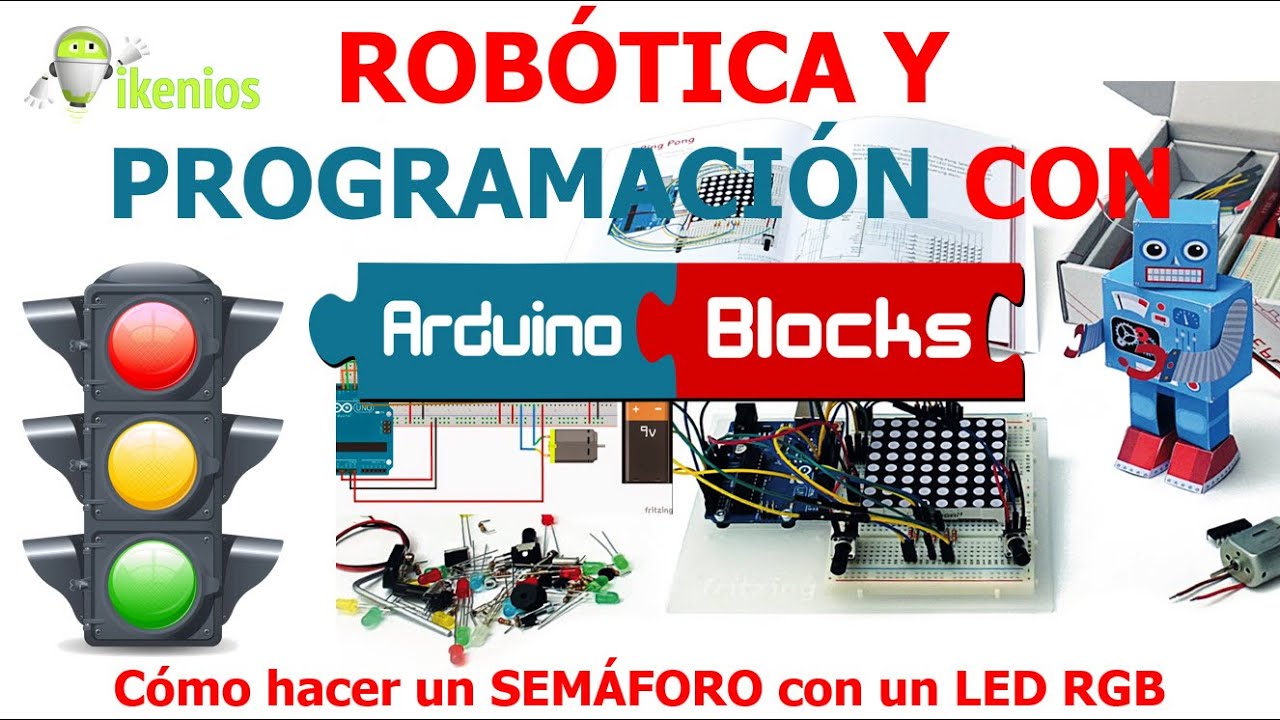 🤖🤖🤖06 ROBOTICA CON ARDUINOBLOCKS - YouTube