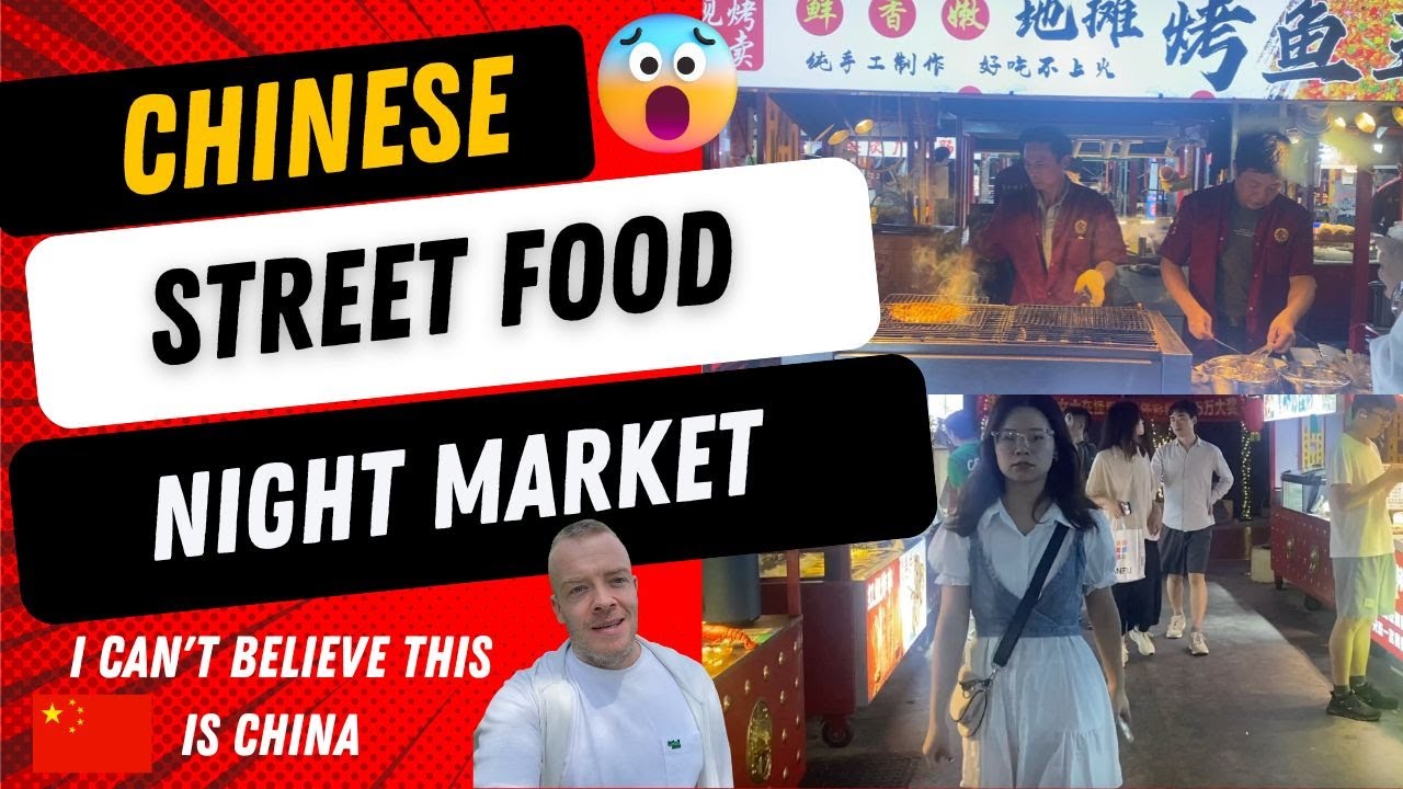 Chinese Street Food Night Market in China - YouTube