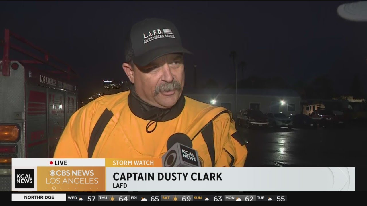 LAFD Swift Water Rescue warns public to avoid river, channels - YouTube