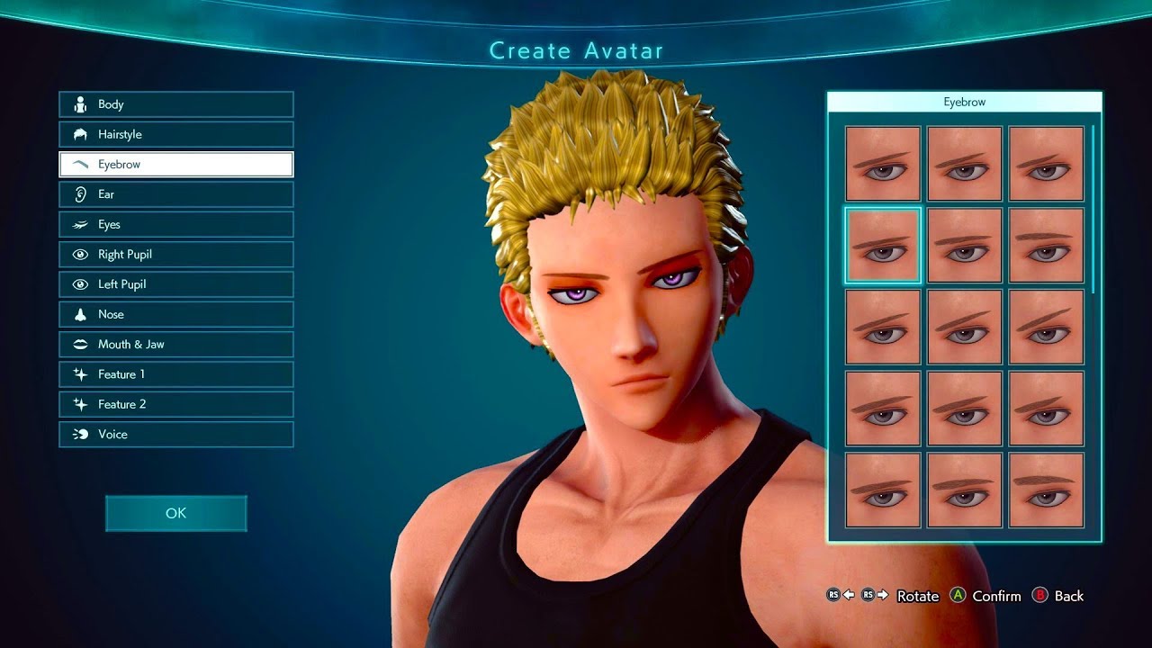 JUMP FORCE - Male Character Customization - YouTube
