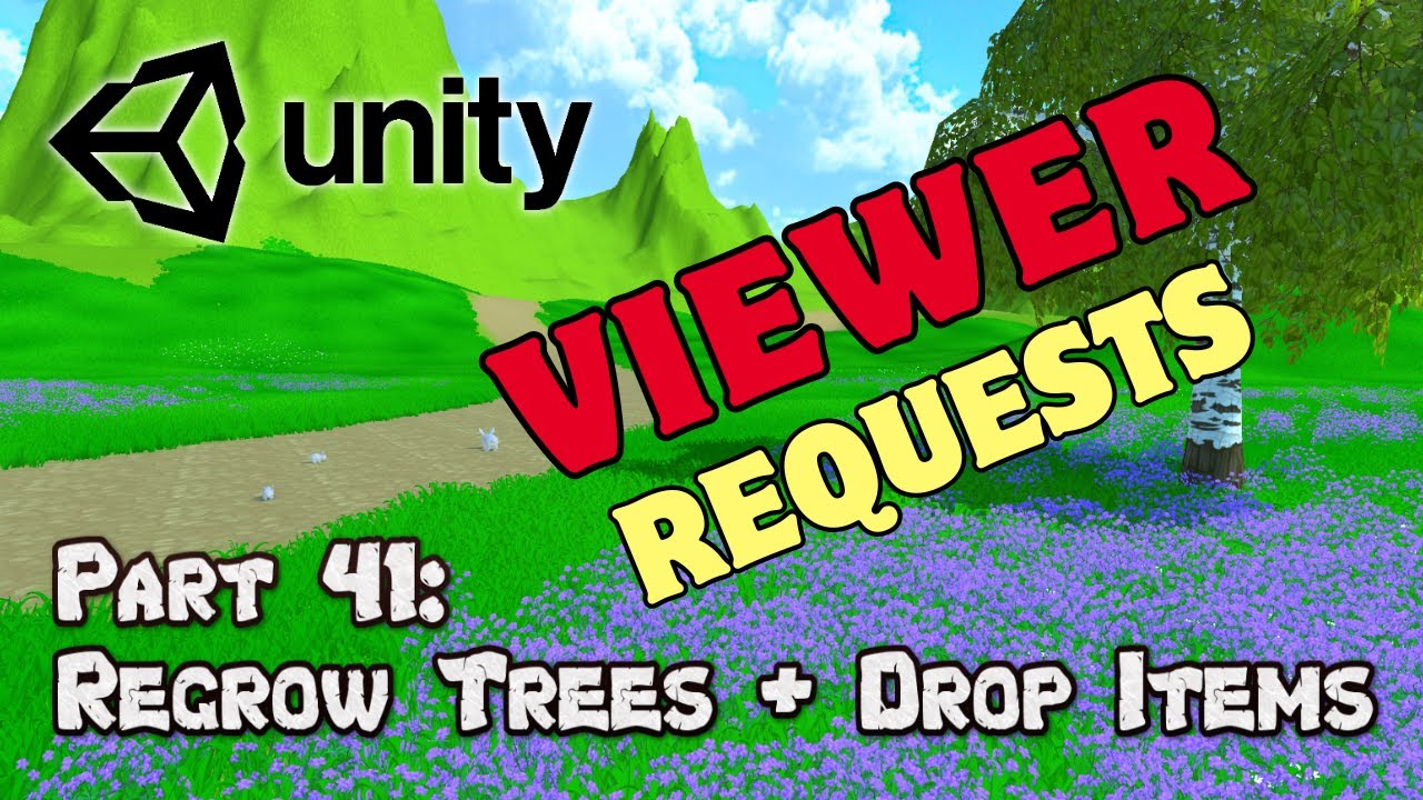 3d Survival Game Tutorial Unity Part 41 Regrow Trees And Drop Items 3148