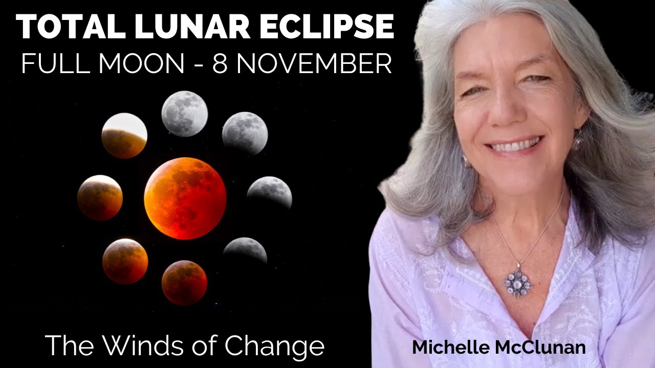 TOTAL LUNAR ECLIPSE (Full Moon) 8 November 2022 - The Winds of Change ...