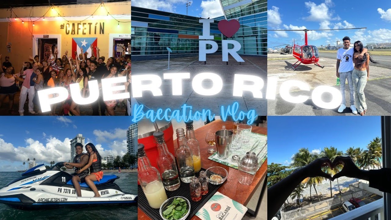 Puerto Rico Baecation Vlog 🇵🇷 | Jet Skis, Mixology Class, Helicopter ...