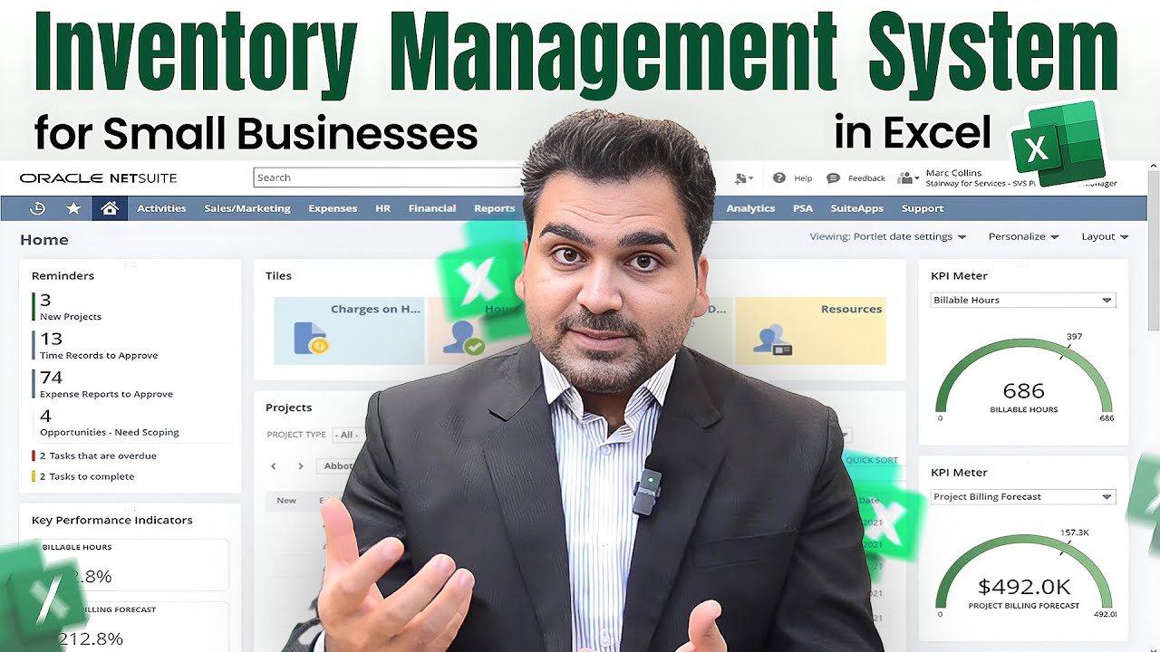 Inventory Management System for Small Businesses in Excel - YouTube