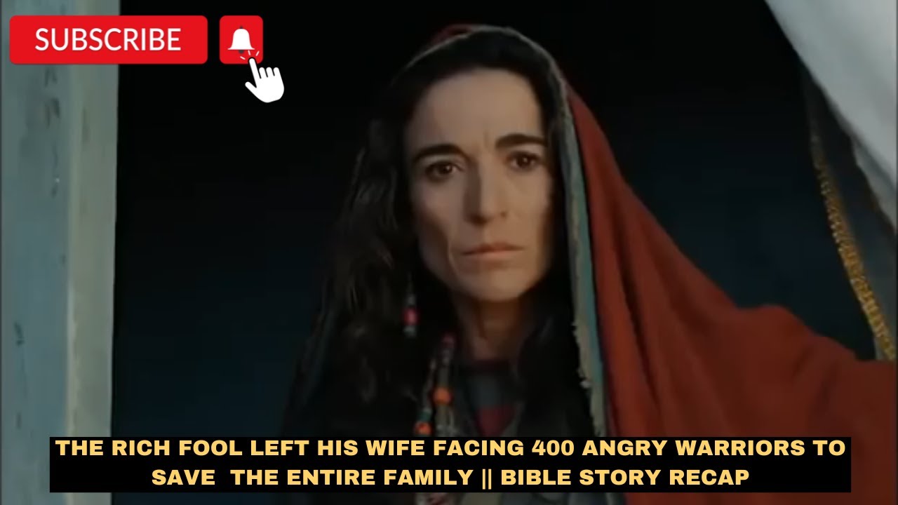 The rich fool left his wife facing 400 angry warriors to save the ...